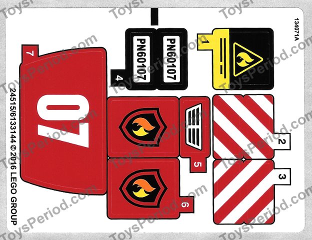 LEGO Sets with Part 60107stk01b Sticker Sheet for Set 60107 - North ...