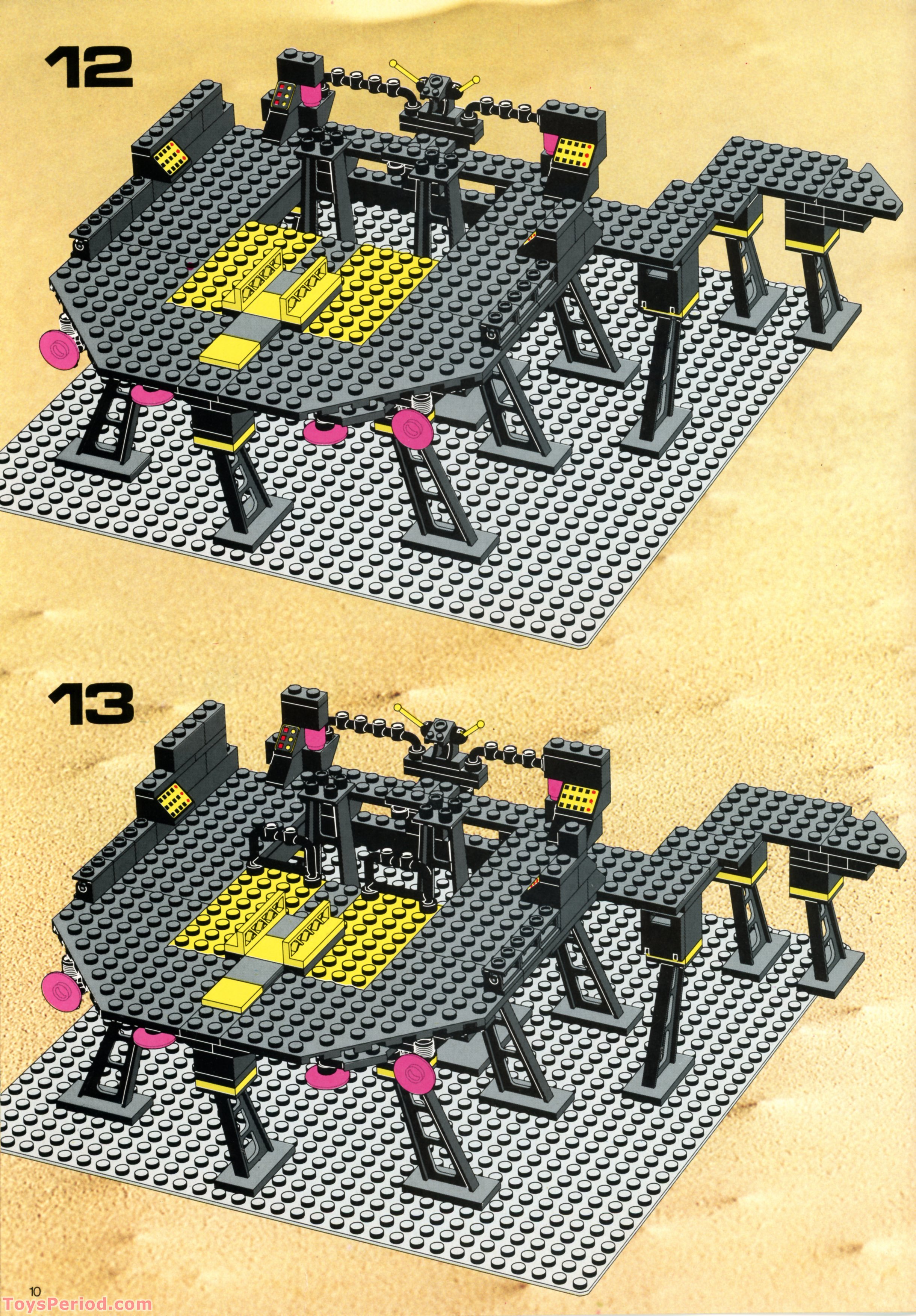 LEGO 6987 Message-Intercept Base Instructions and Parts List