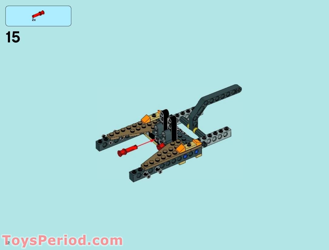 LEGO 70005 Laval's Royal Fighter Instructions and Parts List