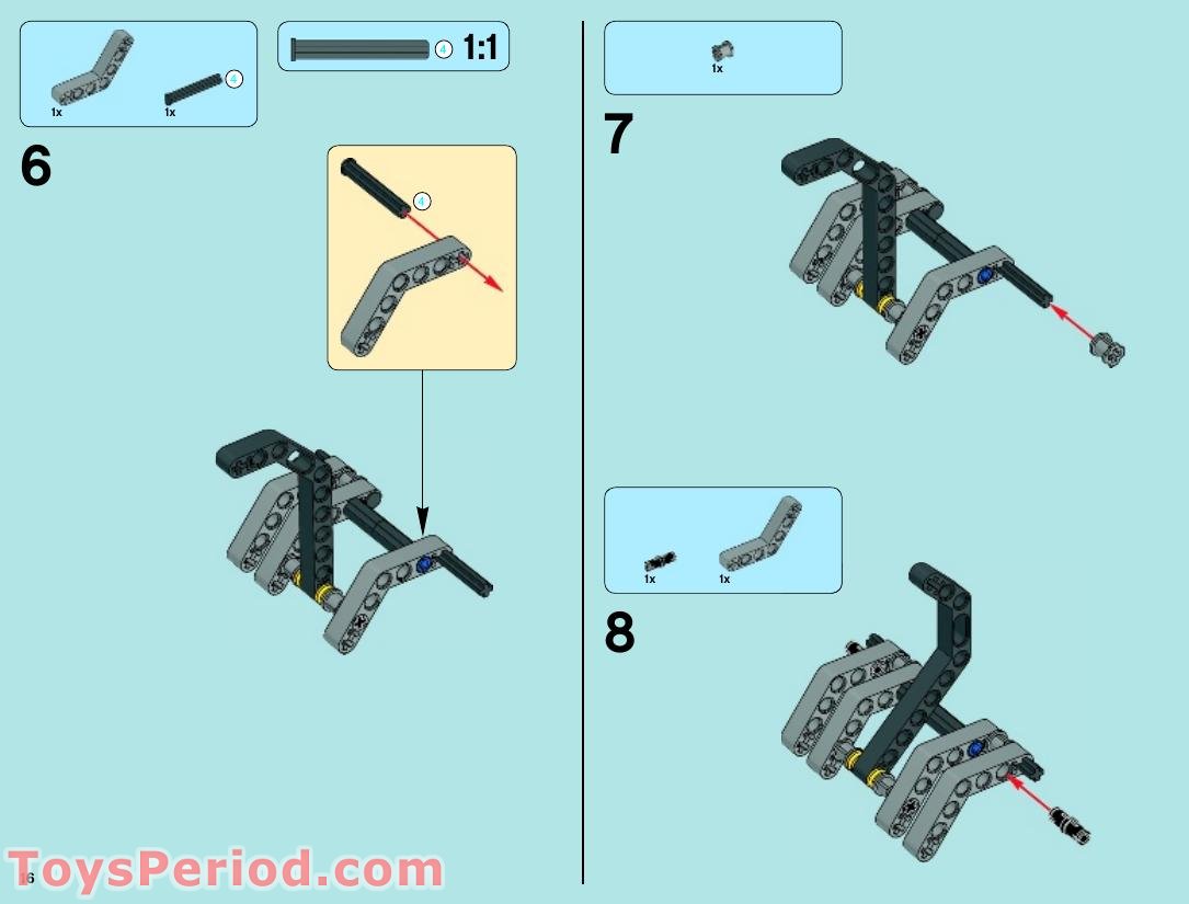 LEGO 70005 Laval's Royal Fighter Instructions and Parts List