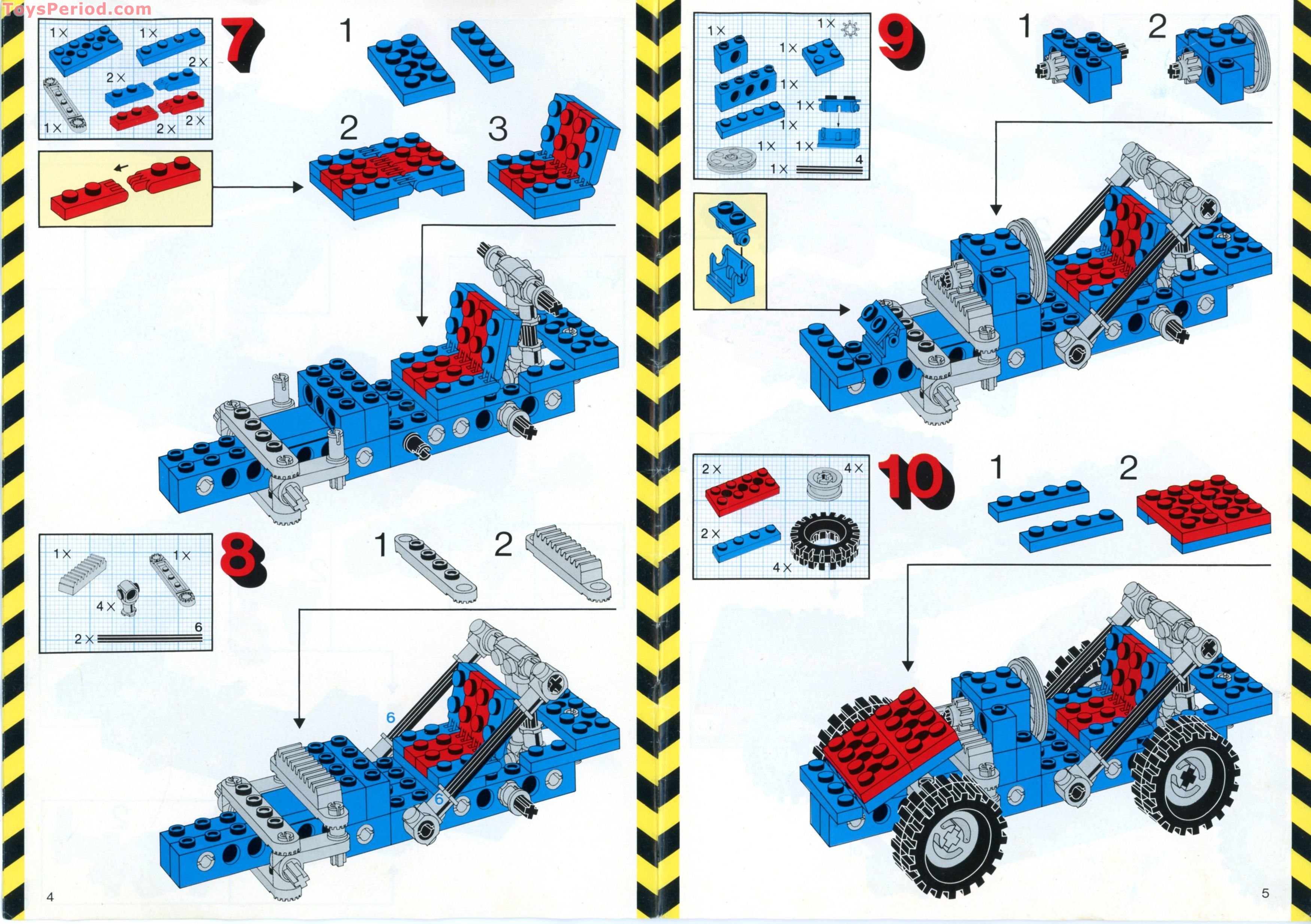 LEGO 8035 Universal Building Set Instructions and Parts List