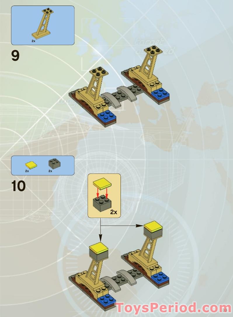 LEGO 8487 Flo's V8 Cafe Instructions and Parts List