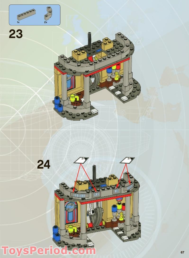 LEGO 8487 Flo's V8 Cafe Instructions and Parts List
