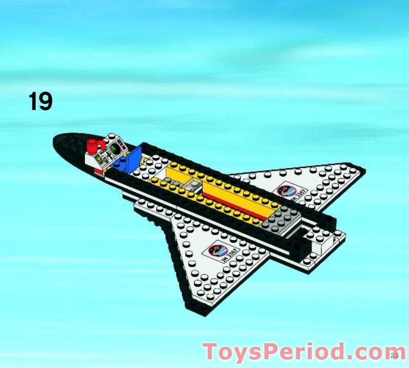 LEGO 3367 Space Shuttle Instructions and Parts List