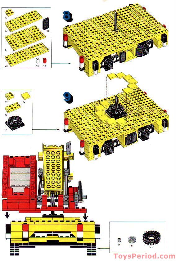 LEGO 955 Mobile Crane Instructions and Parts List