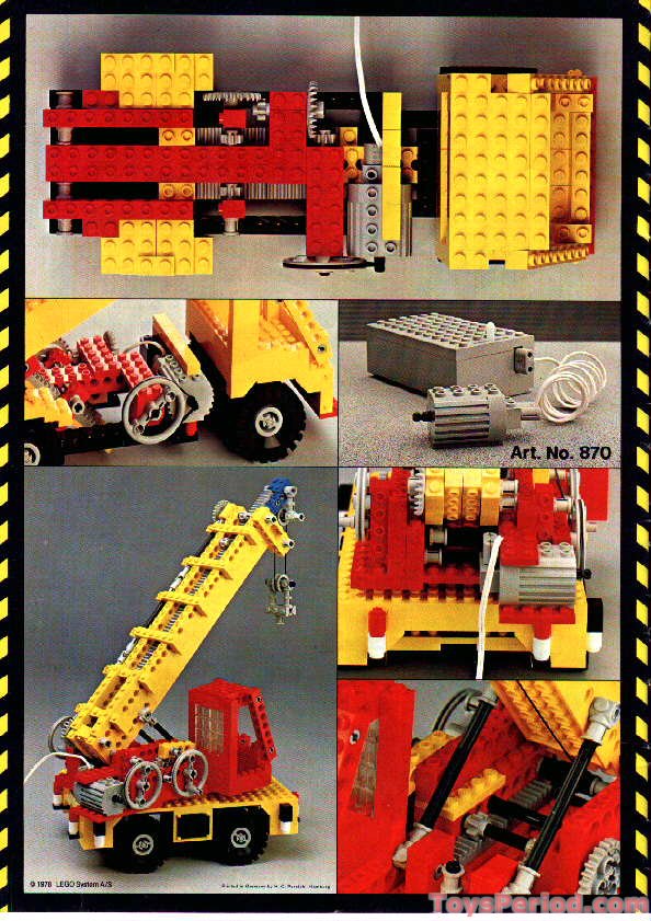 LEGO 955 Mobile Crane Instructions and Parts List