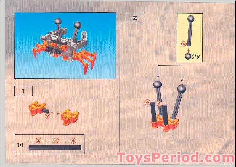 LEGO 10023 Bionicle Master Builder Set Instructions and Parts List