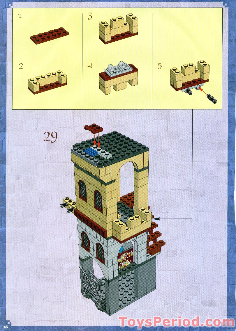 LEGO 4757 Hogwarts Castle (2nd Edition) Instructions and Parts List
