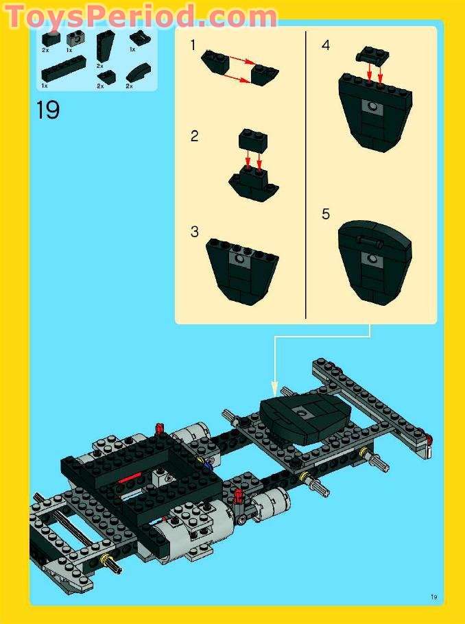 LEGO 4955 Big Rig Instructions and Parts List