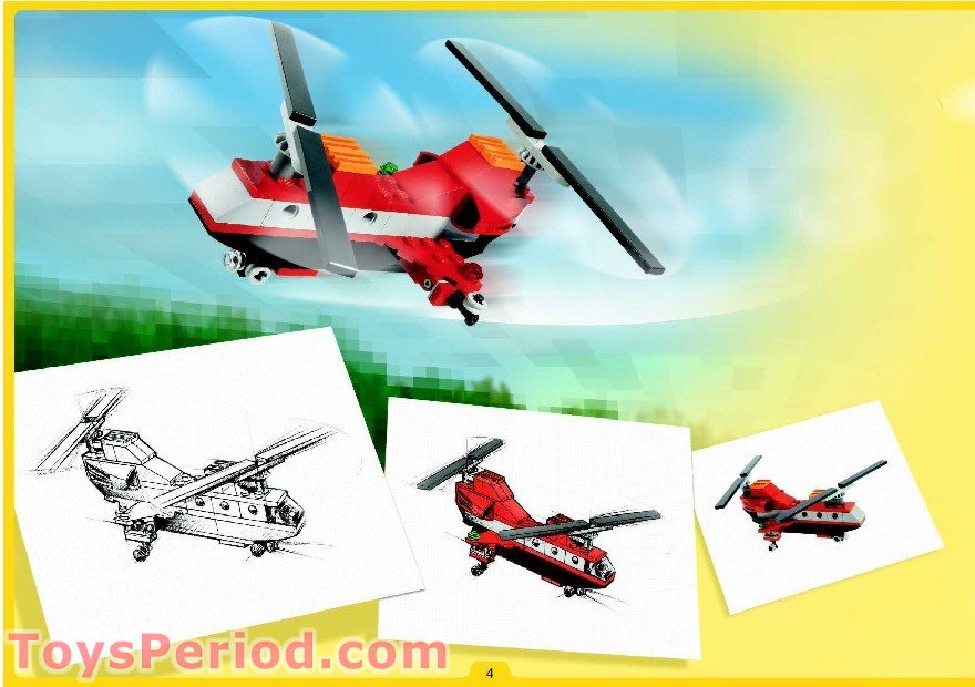 LEGO 4403 Air Blazers Instructions and Parts List