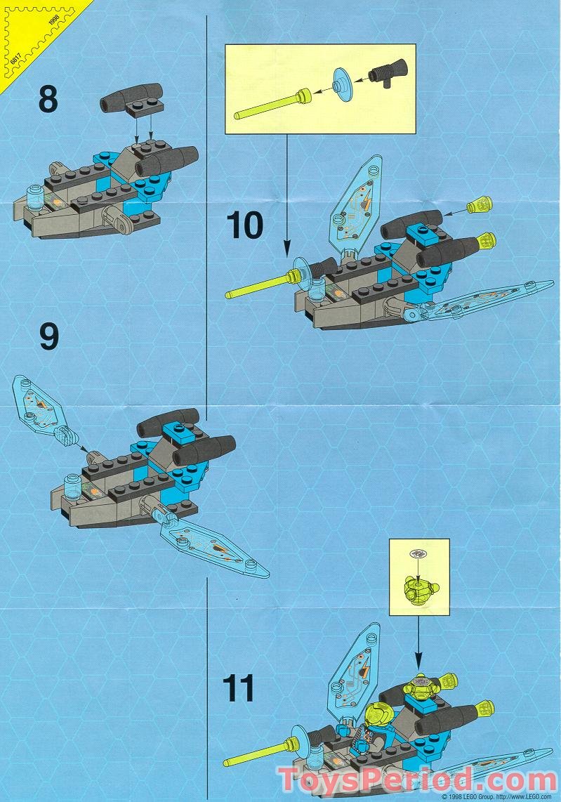 LEGO 6817 Beta Buzzer Instructions and Parts List