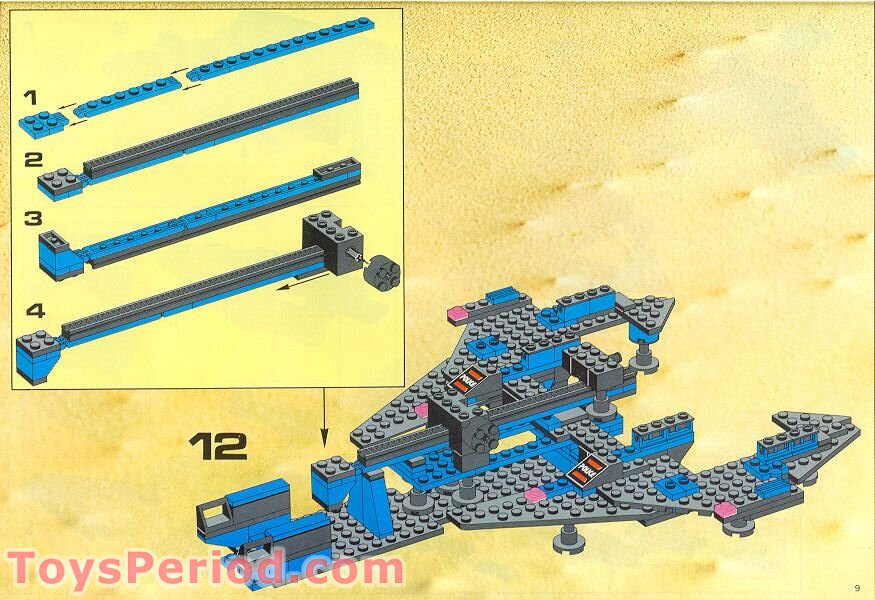 LEGO 6986 Mission Commander Instructions and Parts List