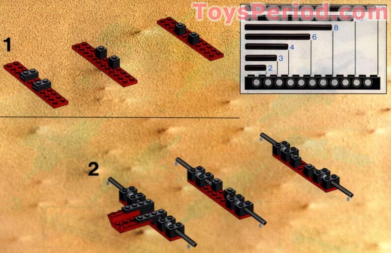 LEGO 6989 Mega Core Magnetizer Instructions and Parts List