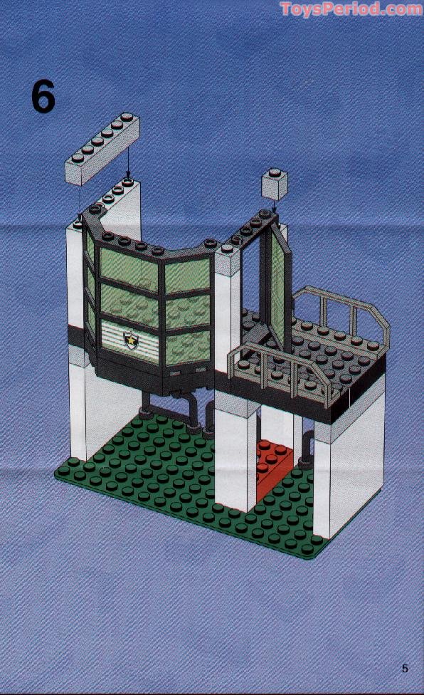 LEGO 6332 Command Post Central Instructions and Parts List