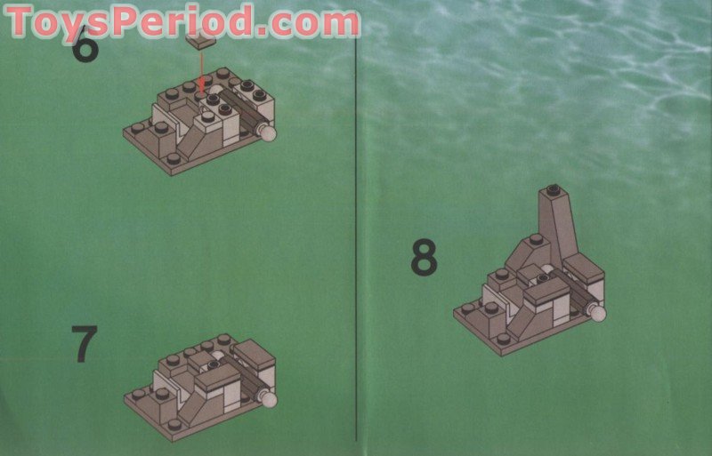 LEGO 7771 Angler Ambush Instructions and Parts List