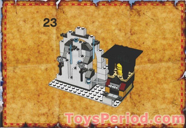 LEGO 7412 Yeti's Hideout Instructions and Parts List