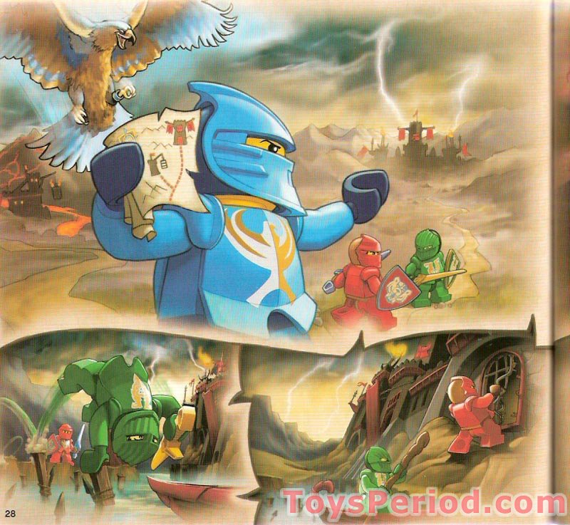 LEGO 8875 King's Siege Tower Instructions and Parts List