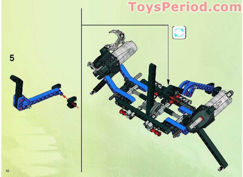 LEGO 8942-1 Jetrax T6 Instructions and Parts List