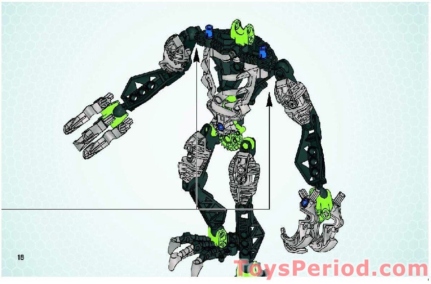 LEGO 8952 Mutran and Vican Instructions and Parts List