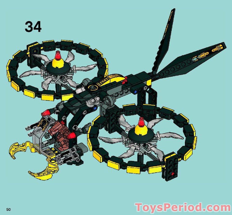 LEGO 8117 Storm Lasher Instructions and Parts List