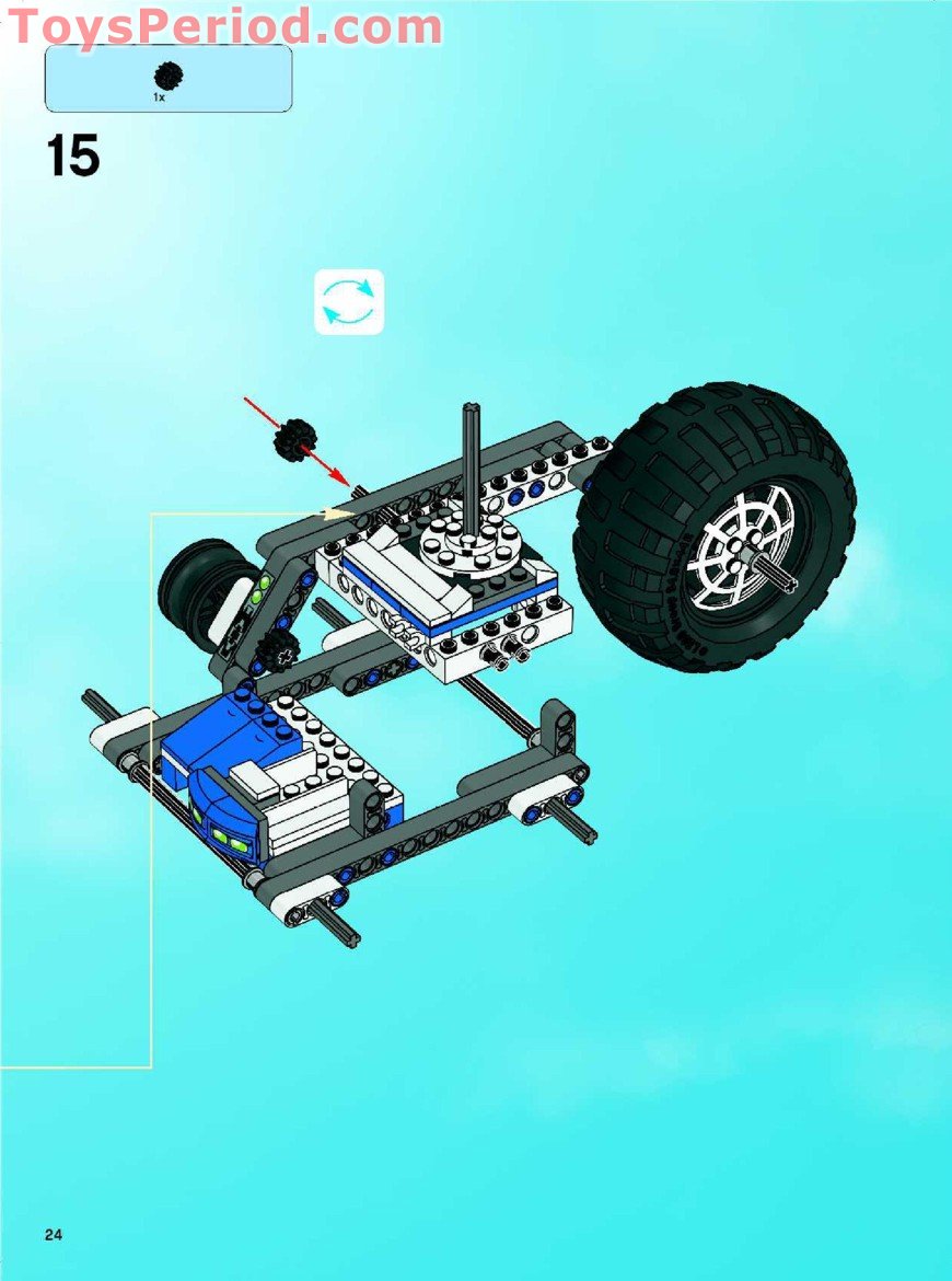 LEGO 8118 Hybrid Rescue Tank Instructions and Parts List