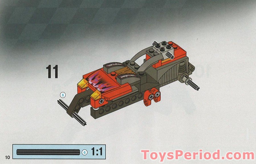 LEGO 8136 Fire Crusher Instructions and Parts List