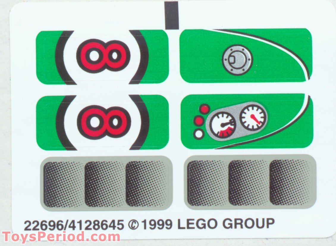 LEGO 8236 Bike Burner Instructions and Parts List