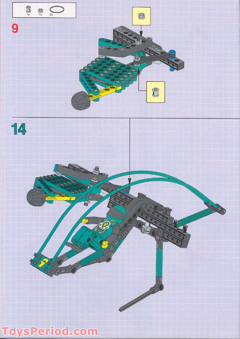 LEGO 8266 Super Challenge Instructions and Parts List