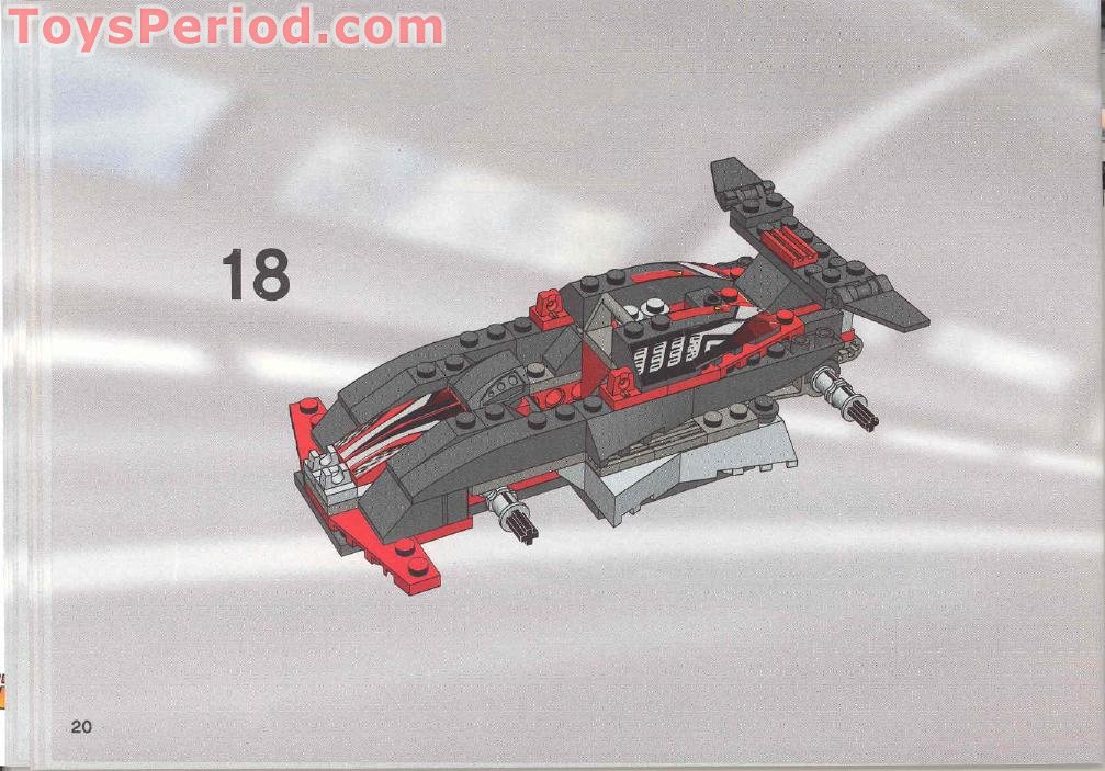 LEGO 8357 Zonic Strike Instructions and Parts List