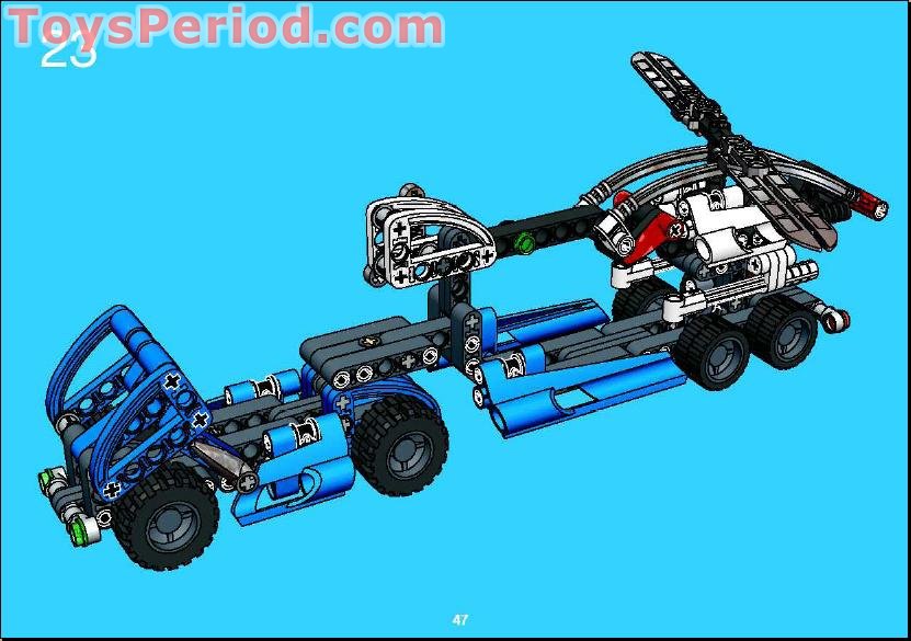 LEGO 8433 Cool Movers Instructions and Parts List
