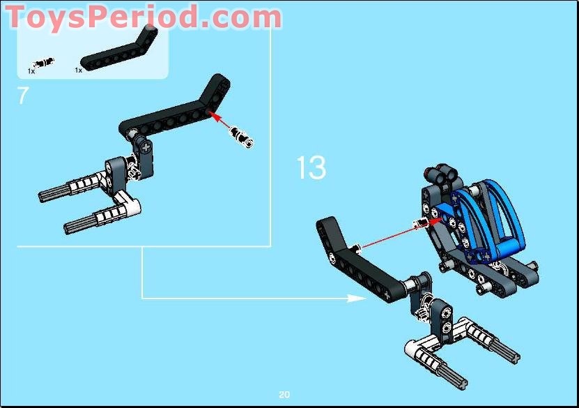 LEGO 8433 Cool Movers Instructions and Parts List