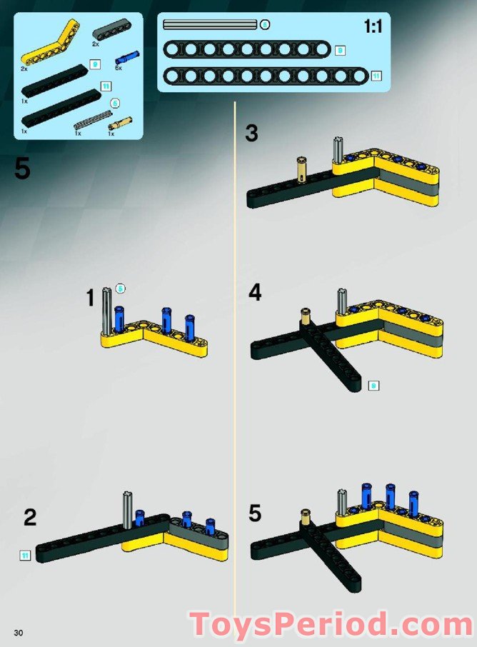 LEGO 8496 Desert Hammer Instructions and Parts List
