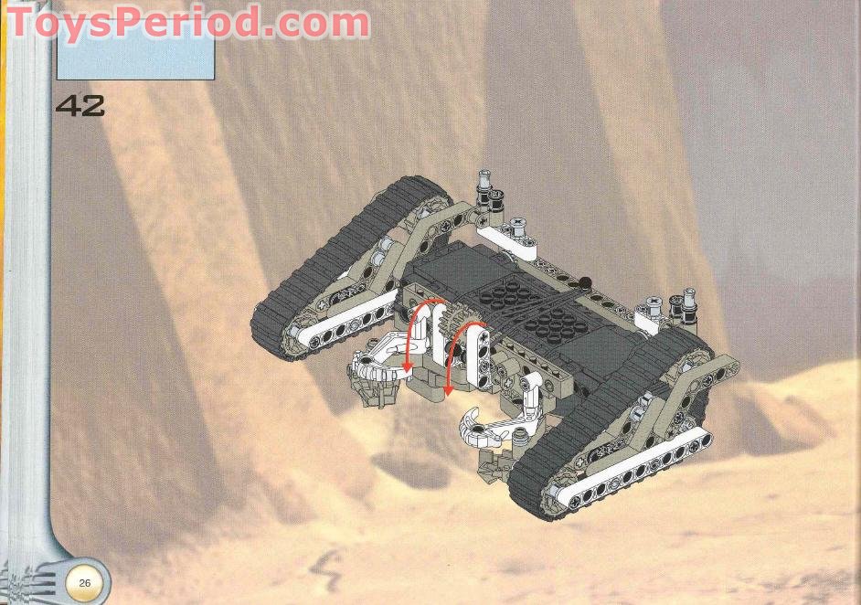 LEGO 8539 Manas Instructions and Parts List