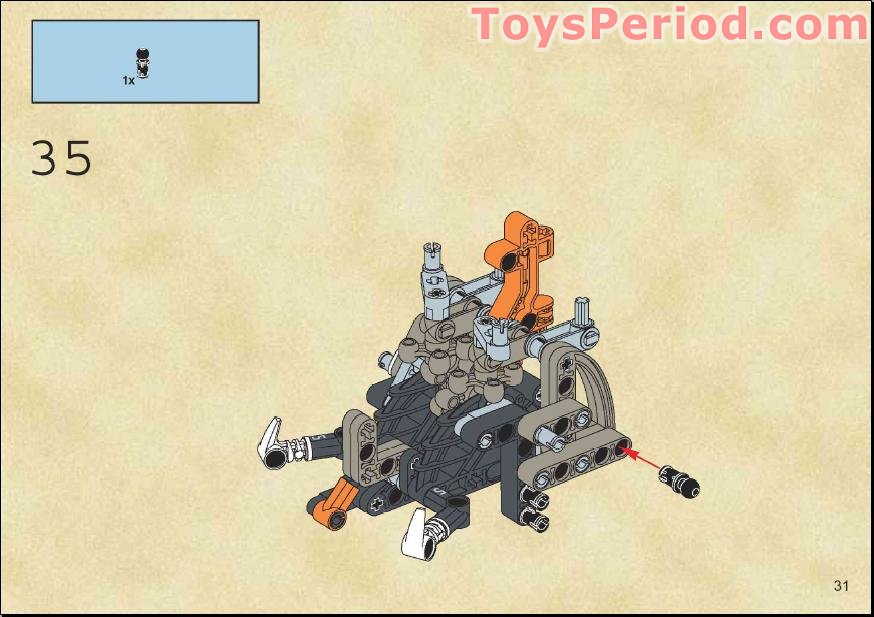 LEGO 8556 Boxor Instructions and Parts List