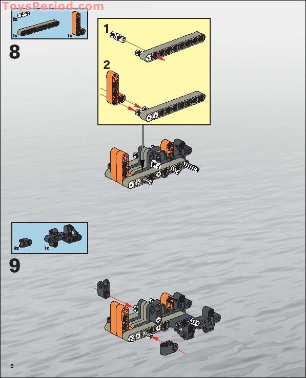 LEGO 8557 Exo-Toa Instructions and Parts List