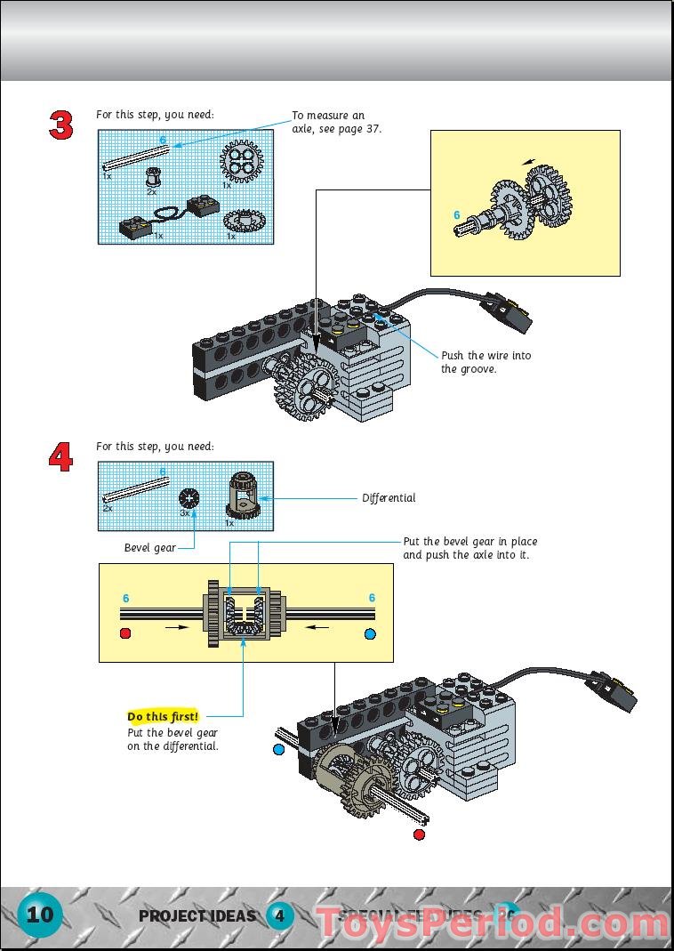 LEGO 9719 Robotics Invention System, Version 1.0 Instructions and Parts ...