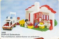 LEGO 2688 Doctor's House Set Parts List
