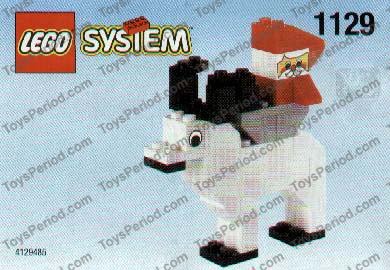 LEGO 1129-2 Santa on Reindeer Instructions and Parts List