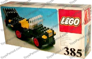LEGO 385-1 Offroad Jeep with Trailer Instructions and Parts List