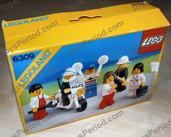 LEGO 6309 Town Minifigures Instructions and Parts List