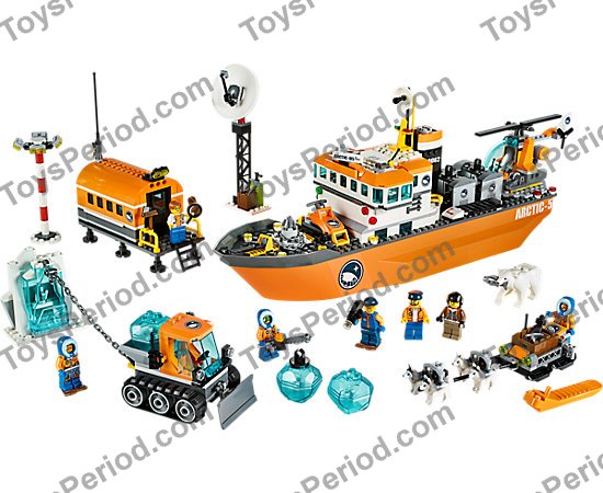 LEGO 60062 Arctic Icebreaker Set Parts List