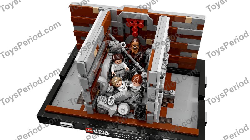 LEGO 75339 Death Star Trash Compactor Diorama Set Parts List