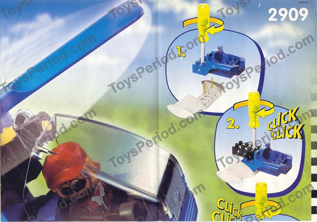 LEGO 2909 Helicopter Rescue Set Parts List