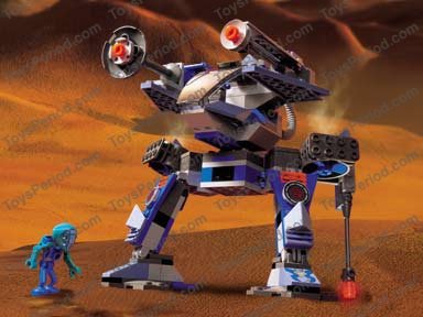LEGO 7313 Red Planet Protector Instructions and Parts List