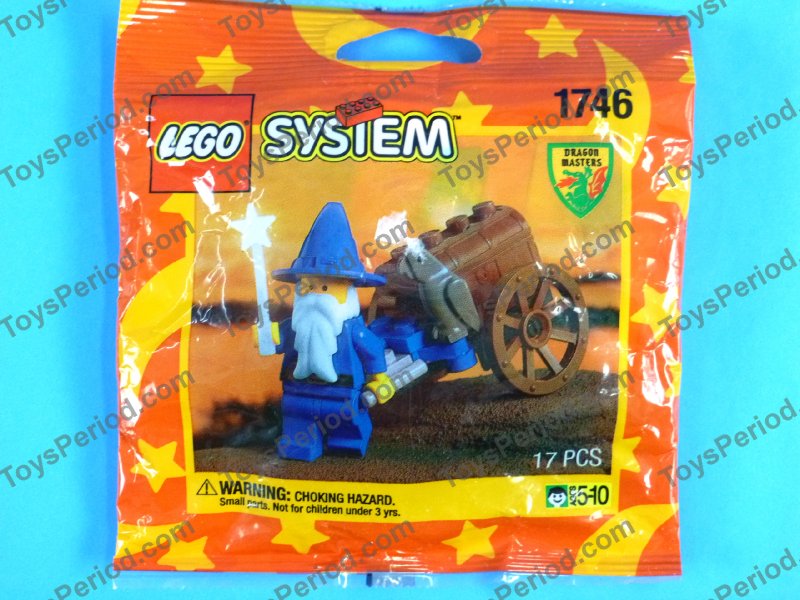 Castle Theme Sets - LEGO 1746 Wizard's Cart Vintage 1995 Polybag Dragon ...