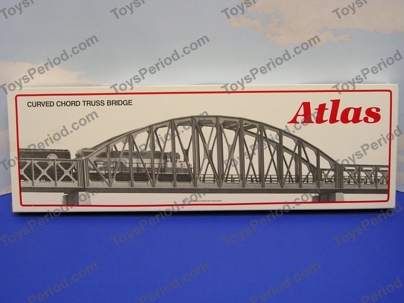 HO Track - Atlas 887 HO Curved Chord Truss Bridge Nickel Silver