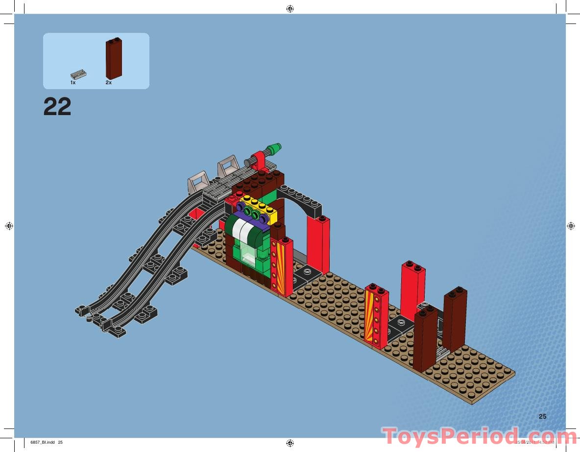 LEGO 6857 The Dynamic Duo Funhouse Escape Instructions and Parts List