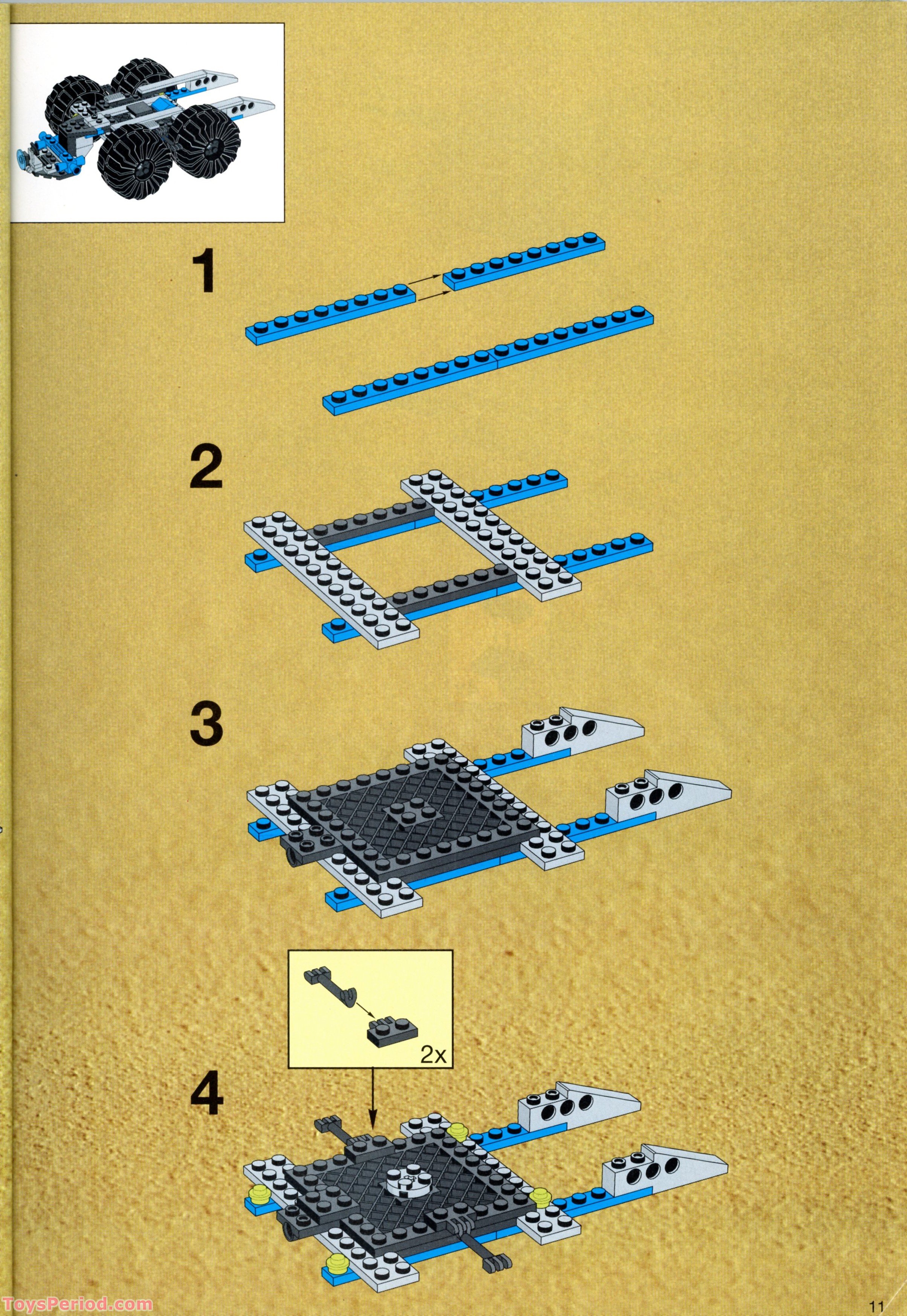LEGO 6991 Monorail Transport Base Instructions and Parts List