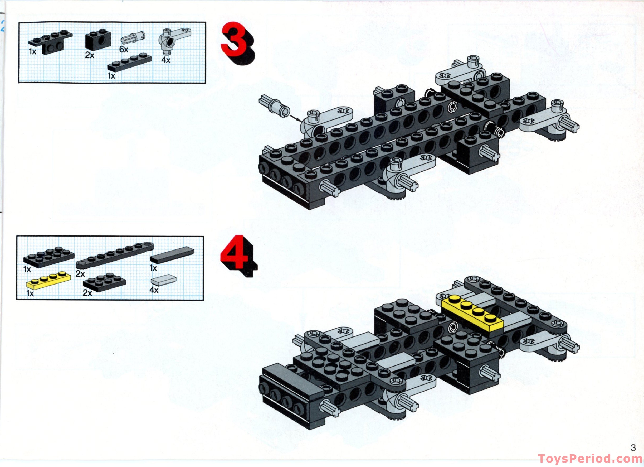 LEGO 8830 Rally 6-Wheeler Instructions and Parts List