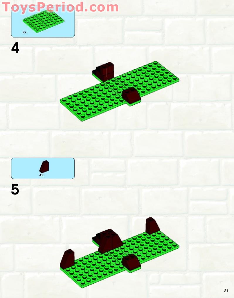 LEGO 10223 Kingdoms Joust Instructions and Parts List